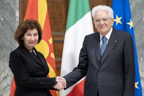 Incontro con Gordana Siljanovska Davkova, Presidente della Repubblica ...